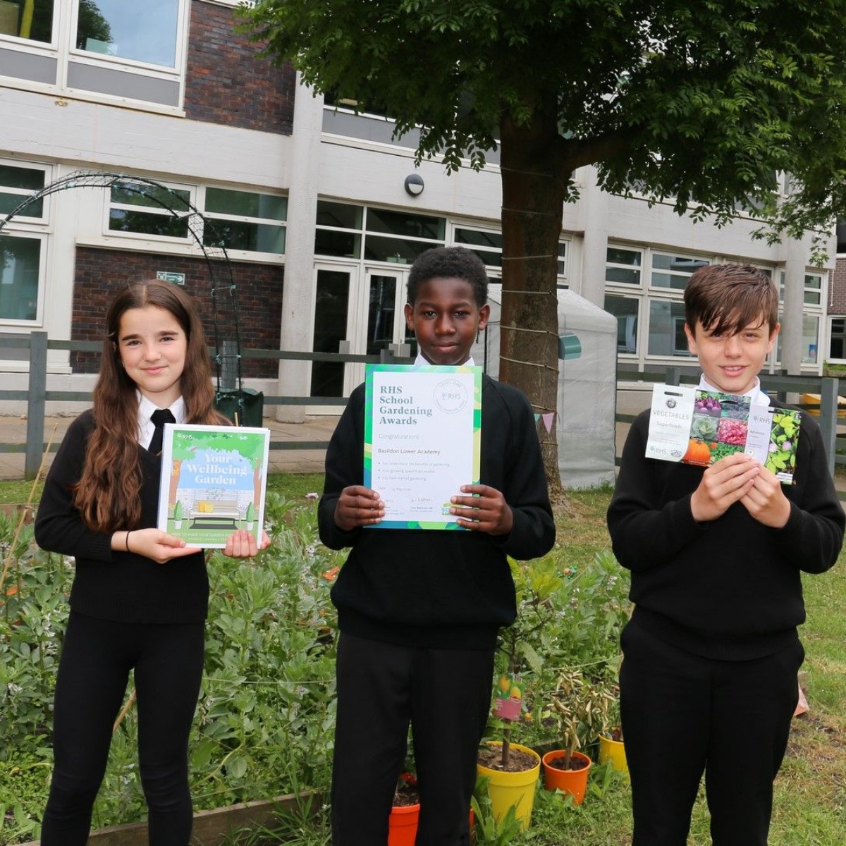 The Basildon Lower Academy - RHS Recognises Lower Academy’s Gardening ...