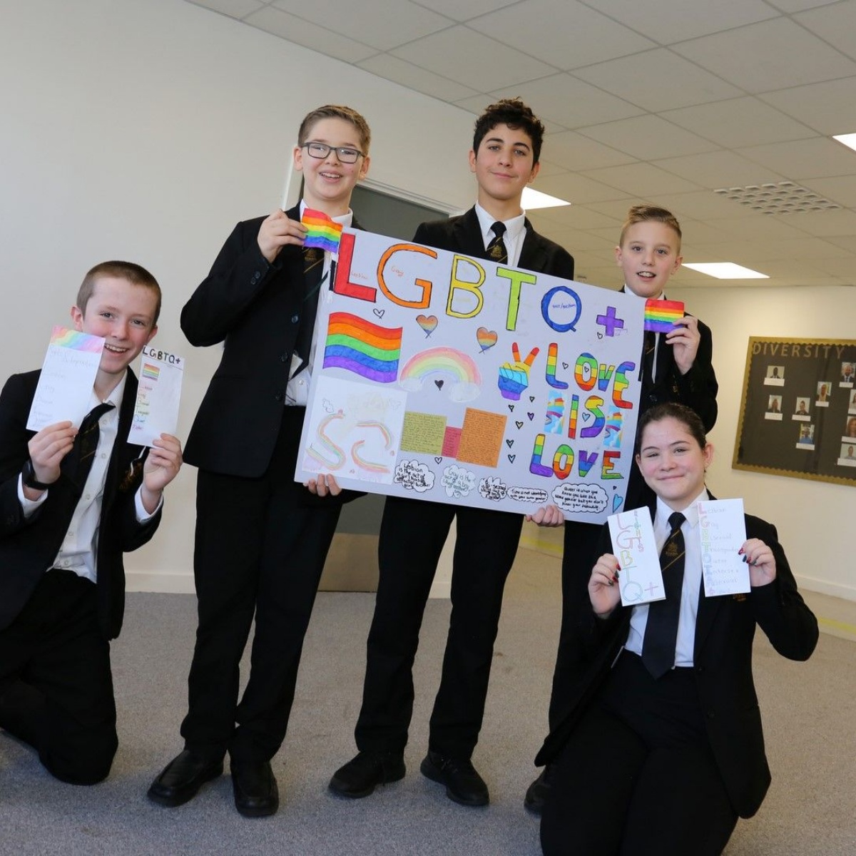 The Basildon Lower Academy - Students Embrace LGBTQ+ Project