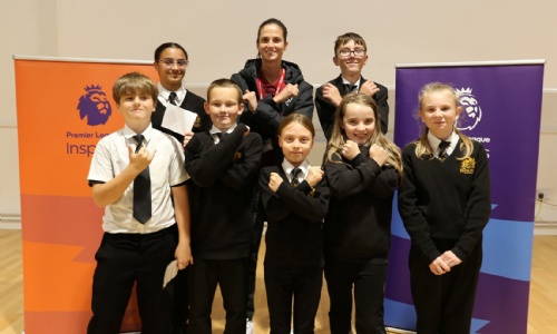 The Basildon Lower Academy - Students meet West Ham United Footballer ...