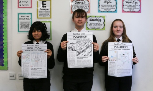 Year 9 Tackle Pollution with Creative Newspaper Reports